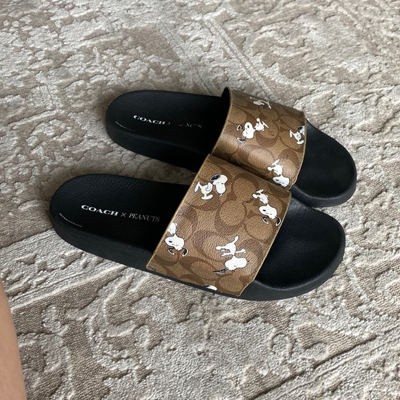 Coach | Shoes | Coach X Peanuts Slides | Poshmark